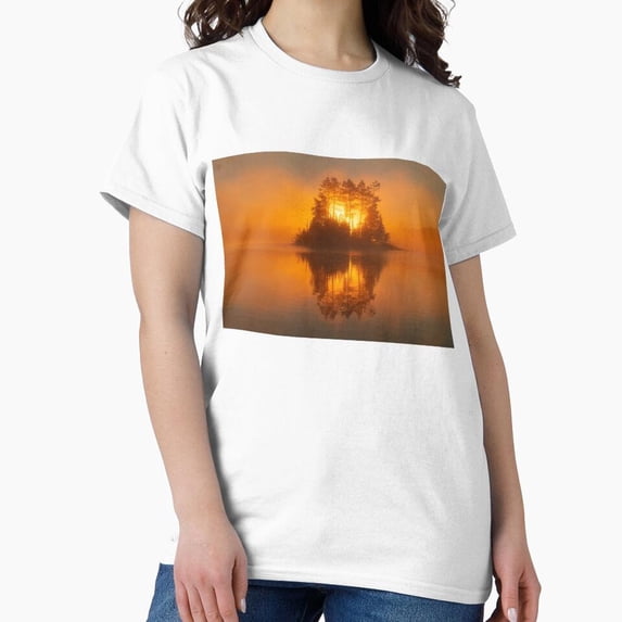 Autumn Sunrise Lake Superior Shirt, Seasonal Family Graphic Tee, Shirt ...
