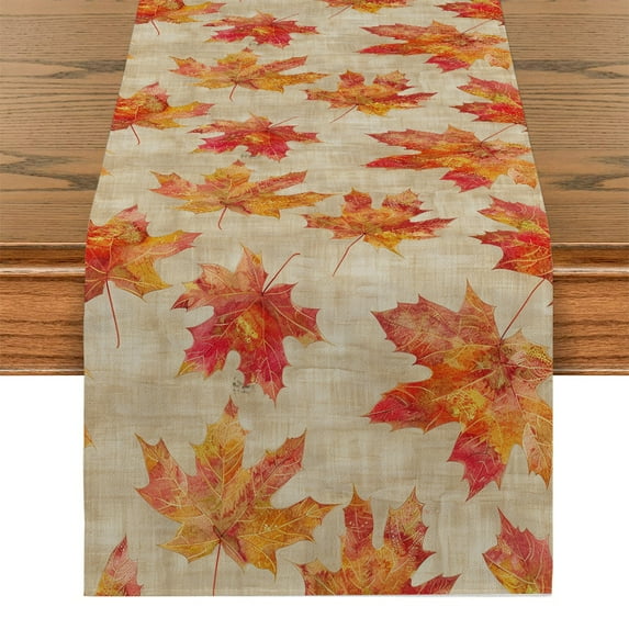 Autumn Table Runners for Dining Table Runner ration Grid Accessories ...