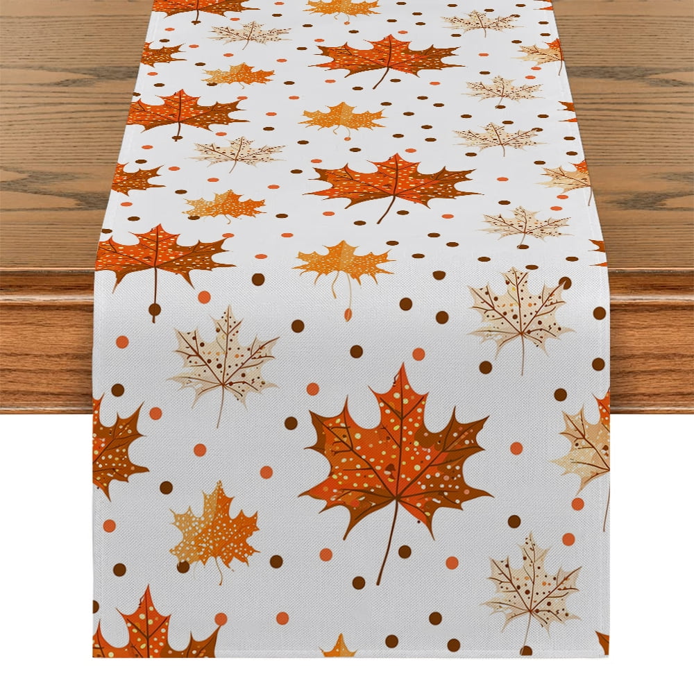 Autumn Table Runners for Dining Table Runner ration Grid Accessories ...