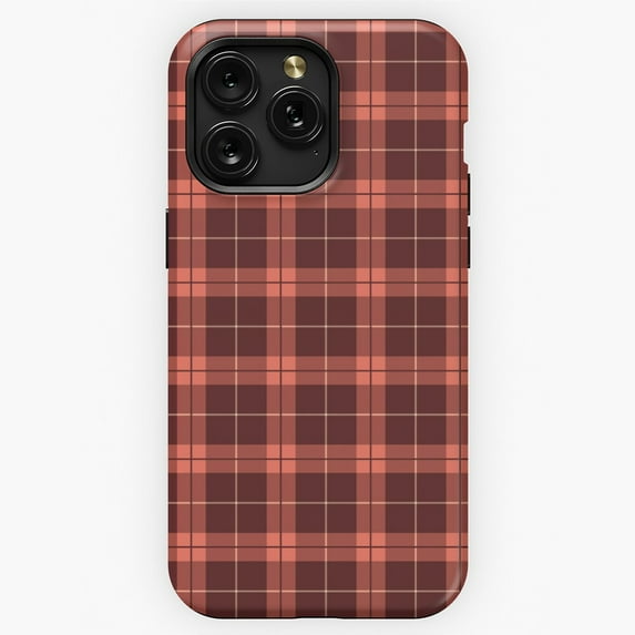 Autumn Tartan Plaid Pattern Warm Tone iPhone Case 17 to 11 Pro Max ...