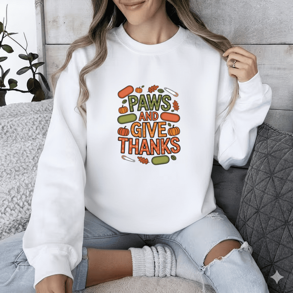 Autumn Thanks Fall Thanks Paws And Give Thanks Dog Mom Fall Lover ...