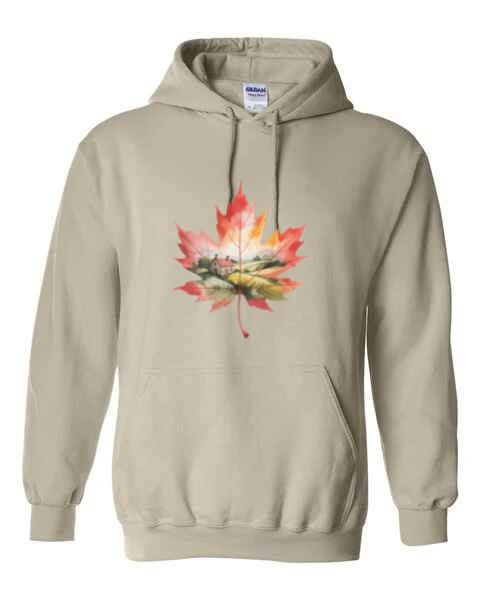 Autumn Thanksgiving Hoodie Festive Fall Holiday Graphic Casual Style up ...