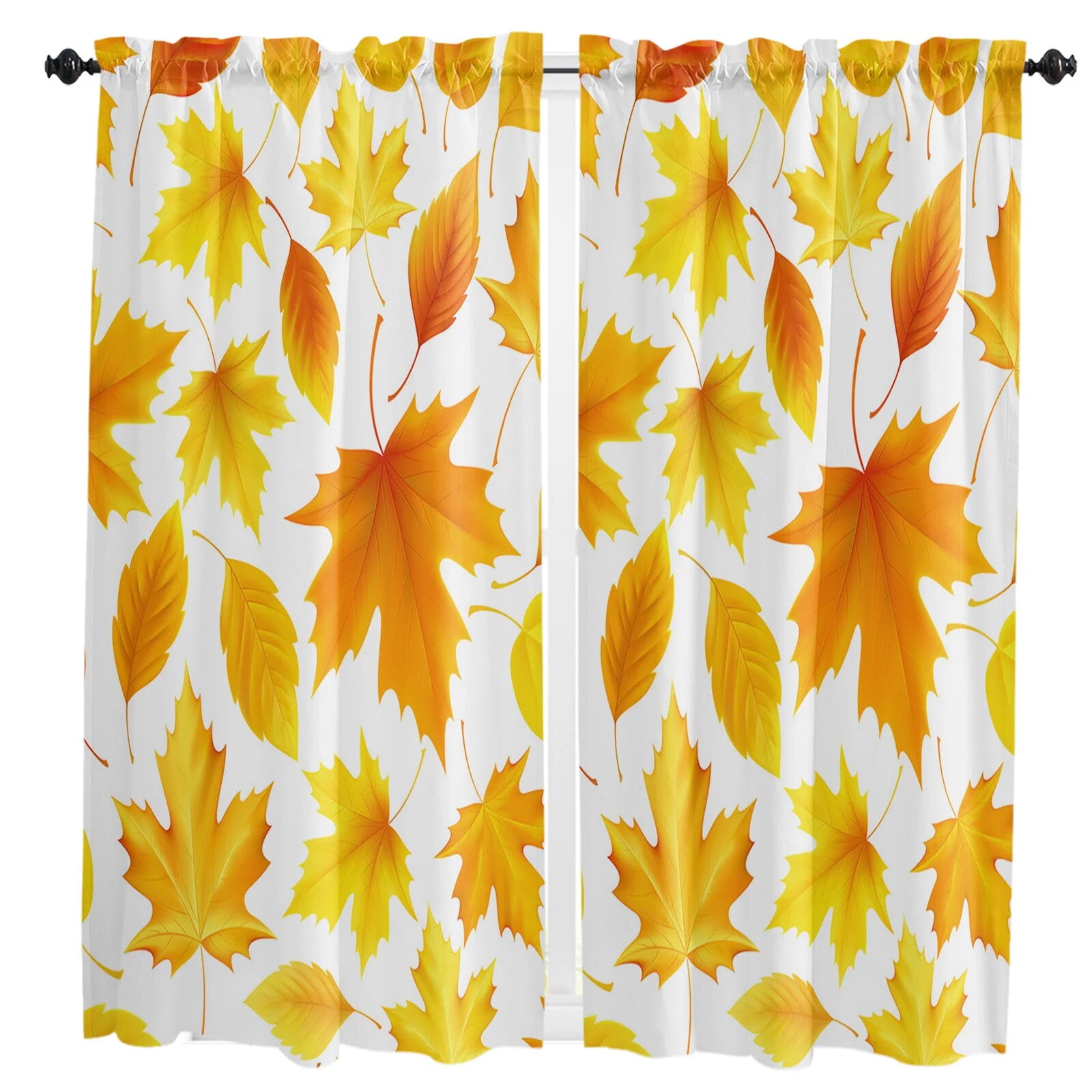 Autumn Thanksgiving Maple Leaf Texture Retro Living Room The Bedroom ...