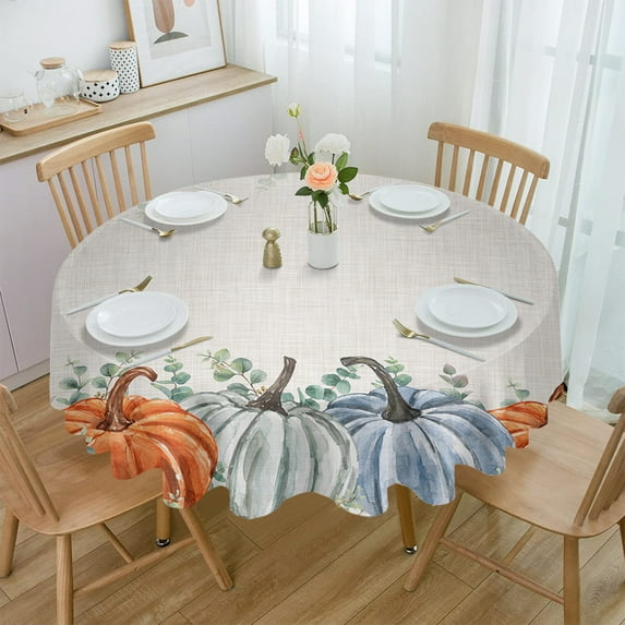 Autumn Thanksgiving Maple Leaf Waterproof Tablecloth Table ration ...
