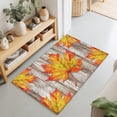 Autumn Thanksgiving Maple Leaves Rectangle Area Rug 2x3ft,Living Room ...