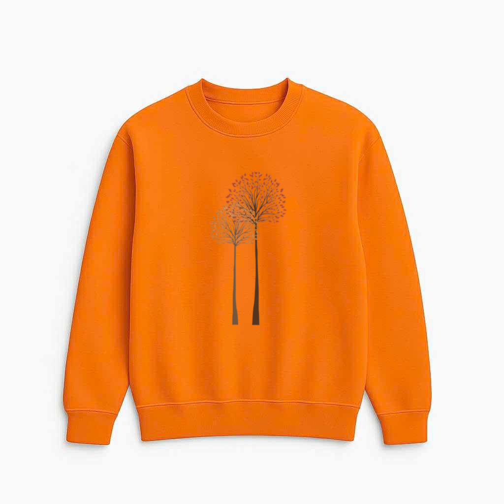 Autumn Tree Fall Leaves Cozy Seasonal Inspired Casual Everyday Graphic ...