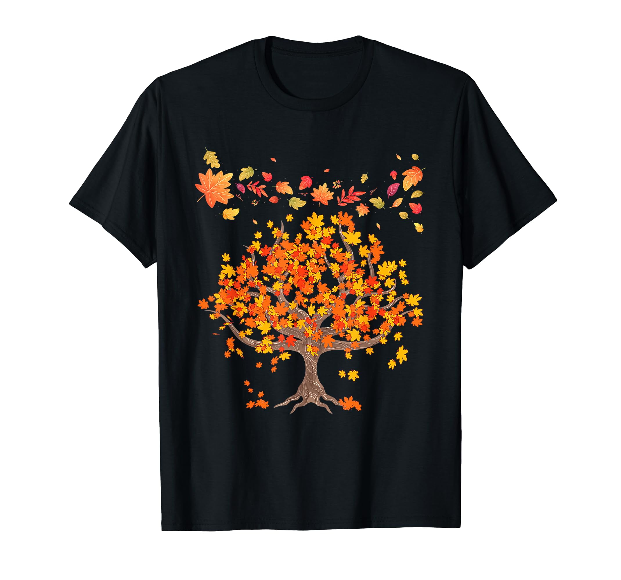 Autumn Tree Leaves Nature Forest Fall For Men T-Shirt - Walmart.com