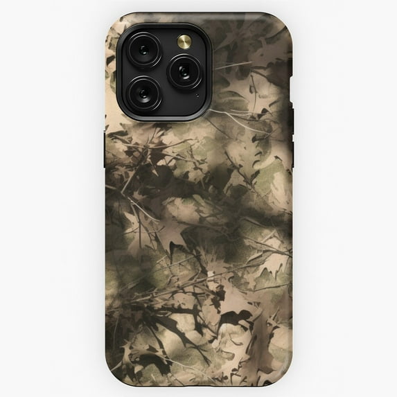 Autumn Treeline Camo Hunter Nature Forest Print iPhone Case 17 through ...