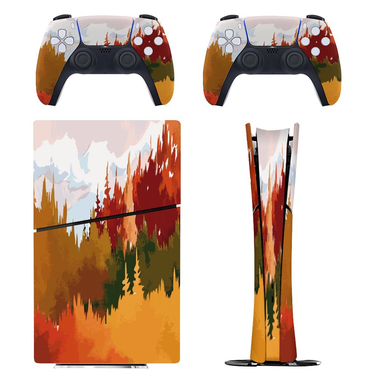 Autumn, Trees, Leaves PS5/PS5 Slim Digital Disc Skin Sticker For ...