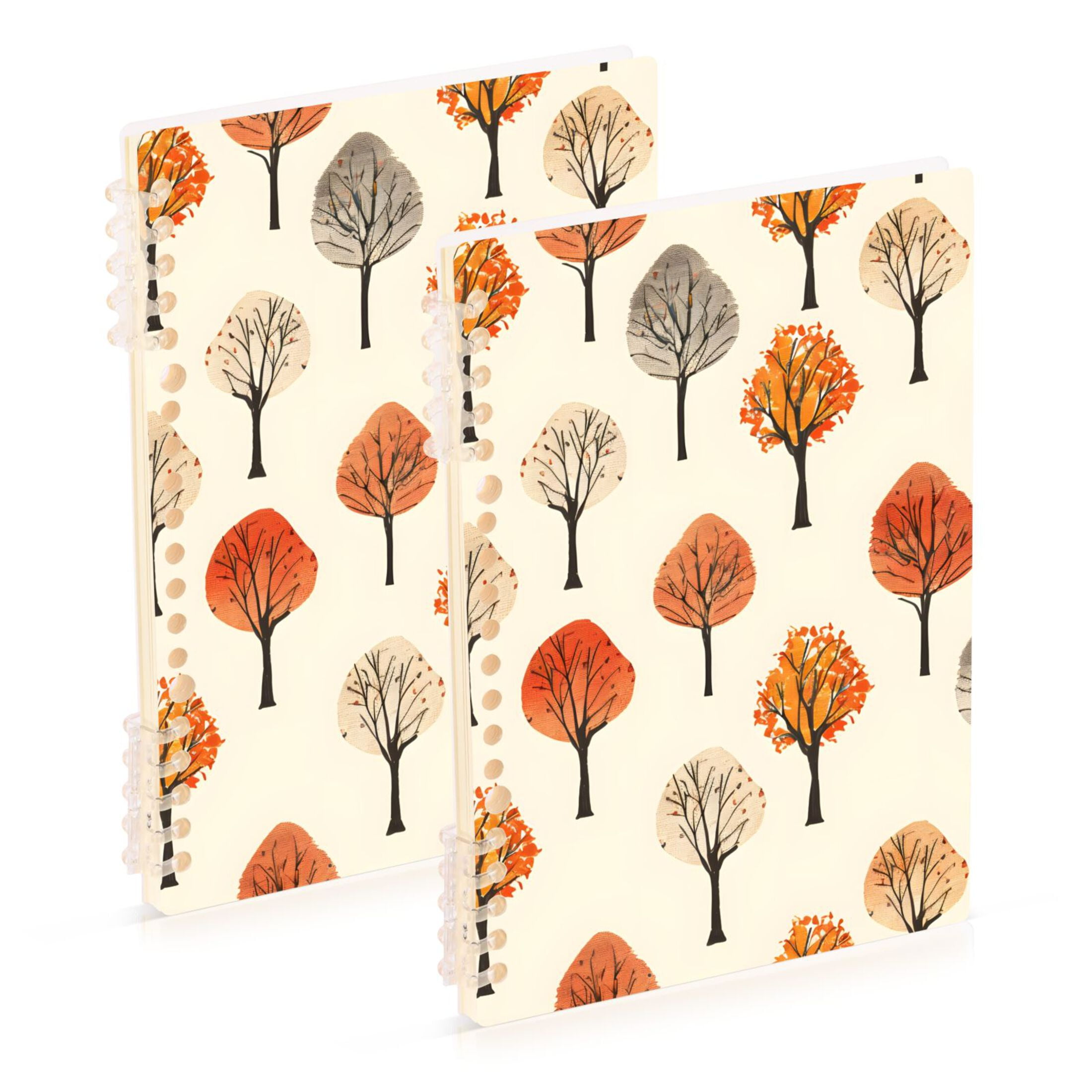 Autumn Trees Ring Binder Notebook Journey Note Diary College Ruled ...