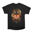 Autumn Tricks Halloween Black Cat T-Shirt Tee Gift For Him Merch For ...