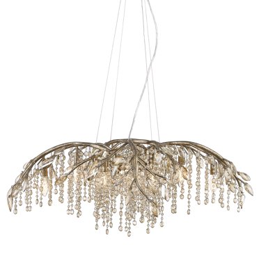 Golden Lighting Autumn Twilight 2-Tier 18-Light Chandelier in Black ...