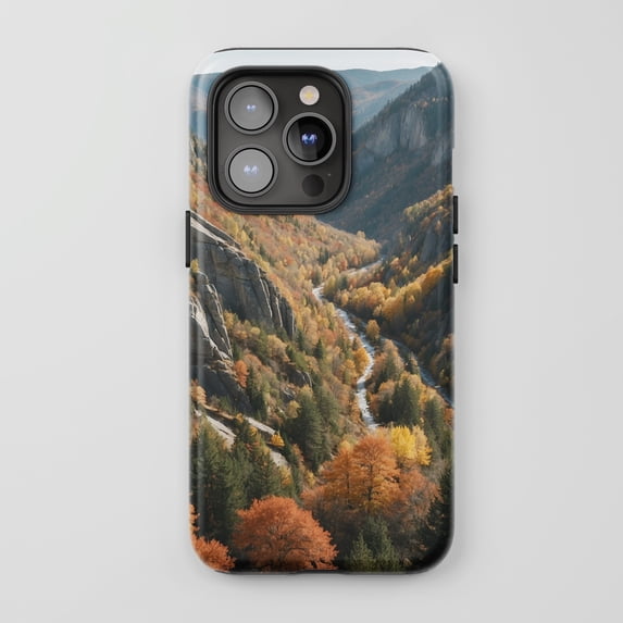 Autumn Valley Landscape For All iPhone Series Tough Phone Case Nature ...