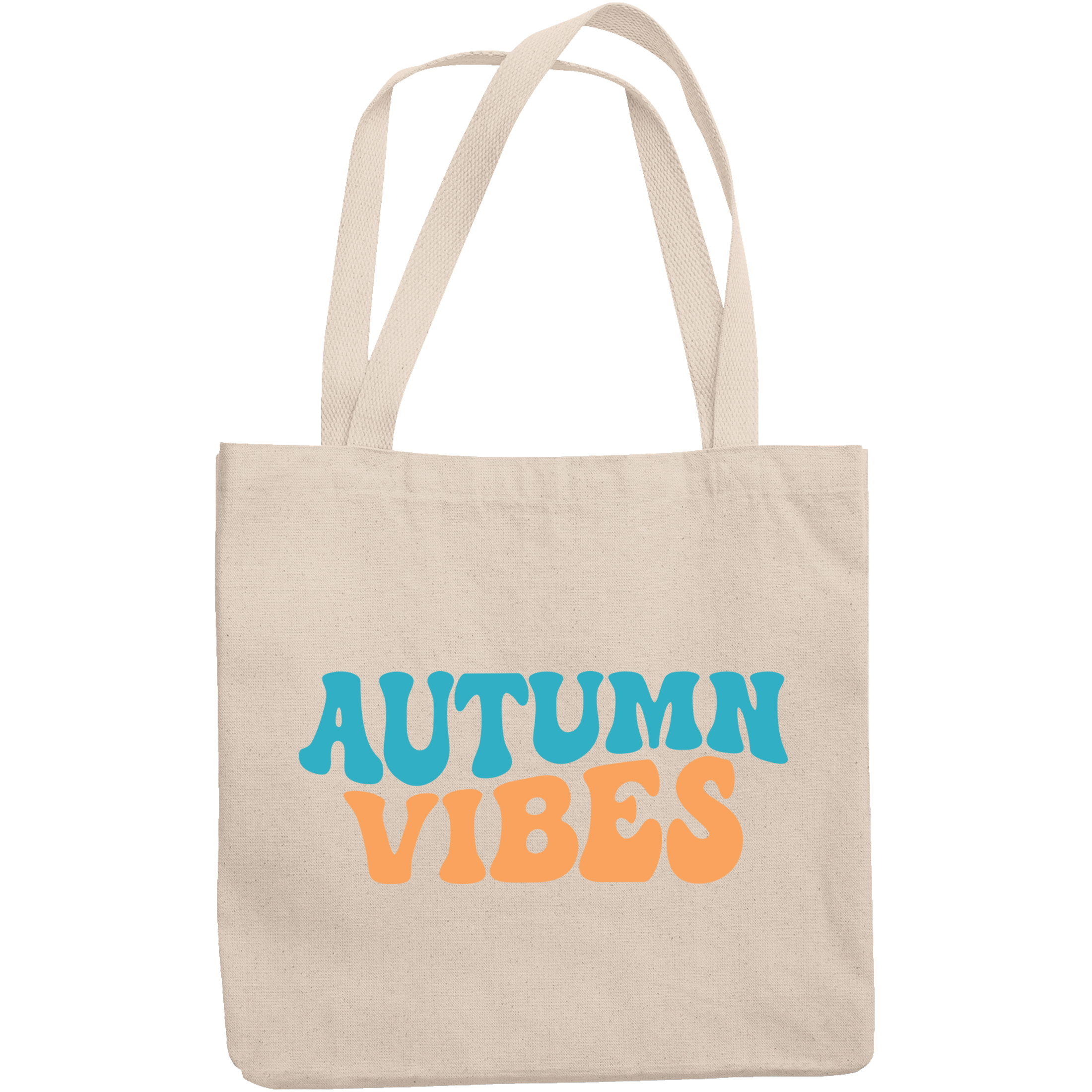 Autumn Vibes, Fall Season Themed, Groovy Retro Wavy Text Merch Gift ...