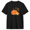 Autumn Vibes Pumpkin Cool Graphic Tee For Men And Women, Season Fun ...
