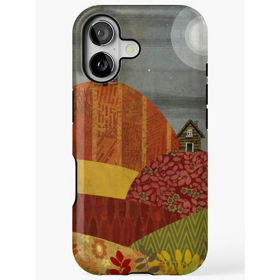 Autumn Village Seasonal Fall Countryside Scene Phone Case for iPhone 11 ...