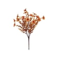 Autumn Violet Bouquet 12 Stems, Artificial Fall Flowers Mixed Colors ...