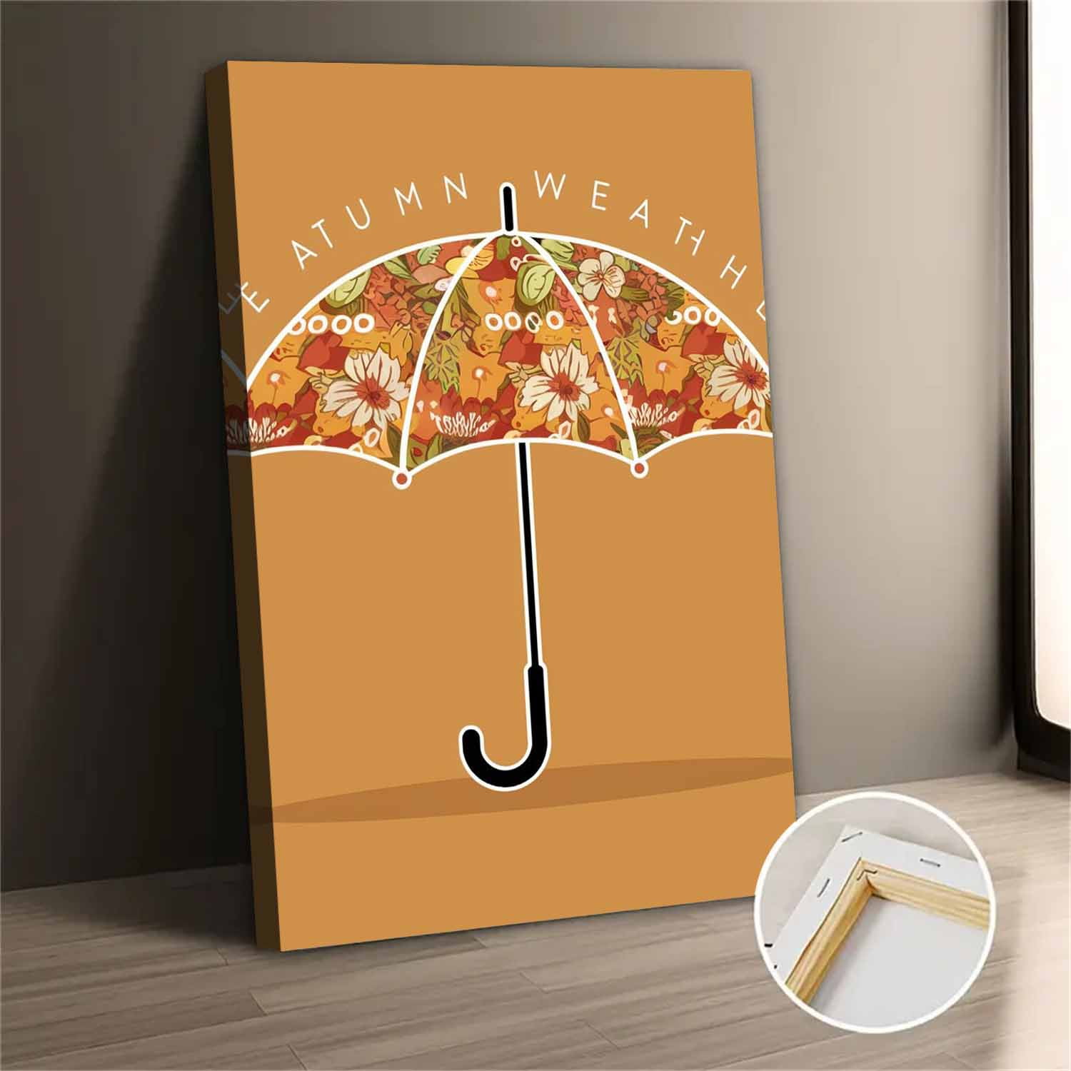 Autumn Weather Canvas Wall Art Print For Living Room Bedroom Home Decor ...