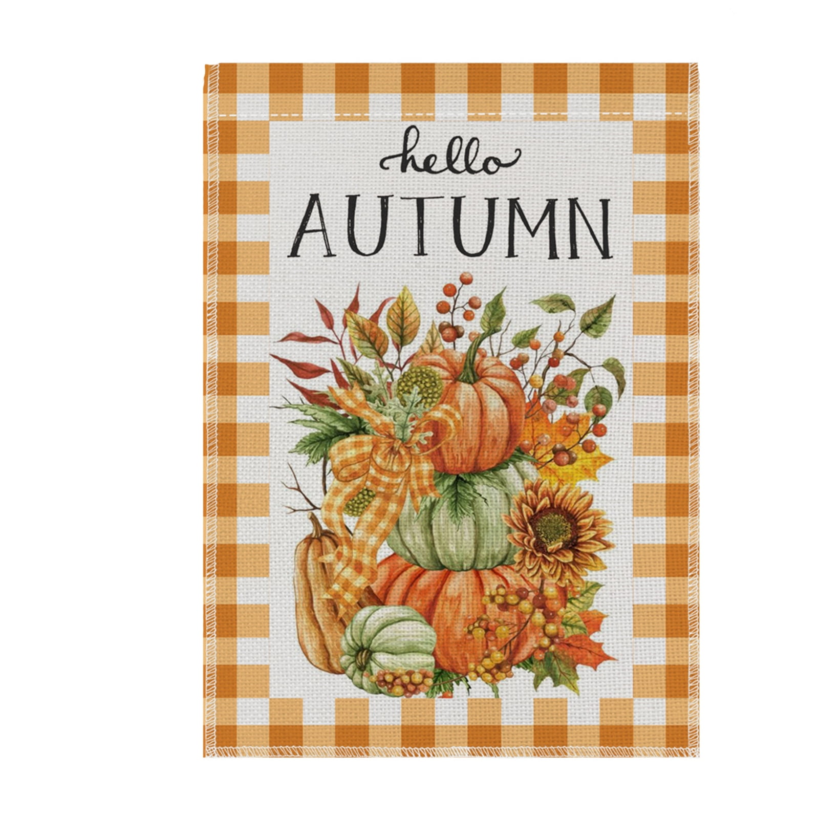 Autumn Welcome Garden Flag, 11×18 Inch Thanksgiving Yard Banner for ...