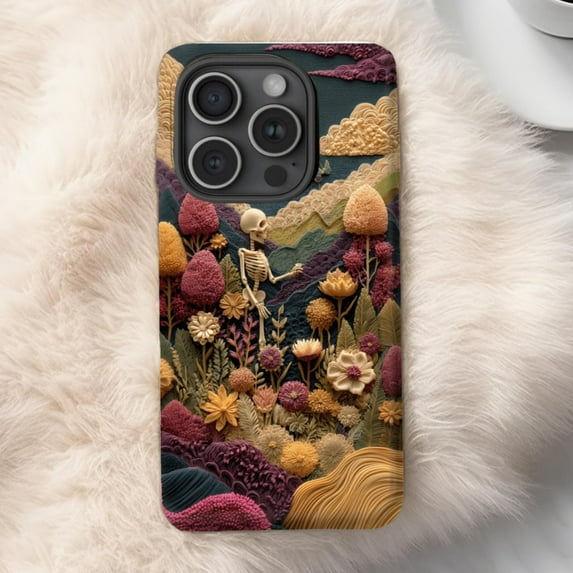 Autumn Whimsigoth Floral Pattern MagSafe Case for iPhone 17 through 11 ...