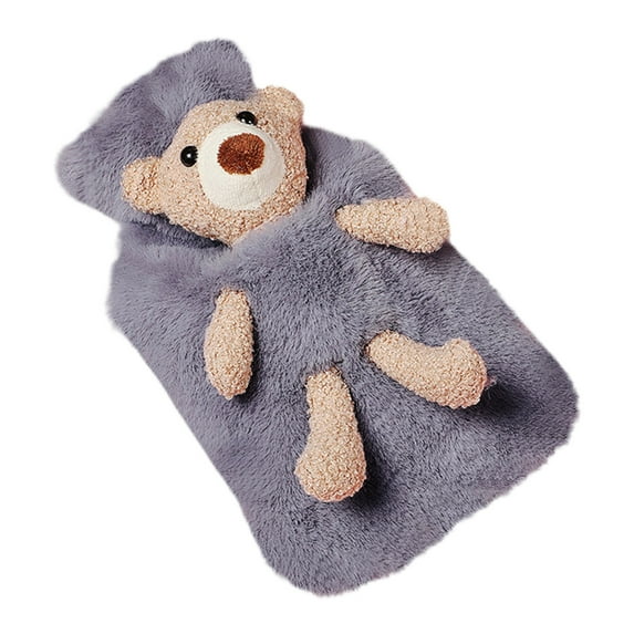 Autumn And Winter Cartoon Bear Plush Cloth Cover Rechargeable Hot Water ...