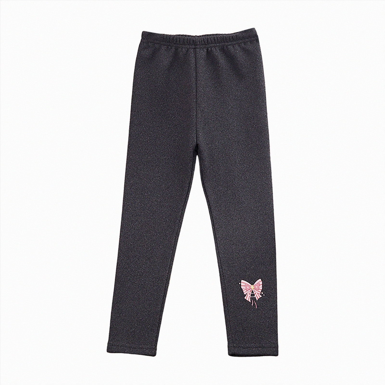 Autumn/Winter Children's Thermal Pants Girls' Printed Leggings With Bow ...