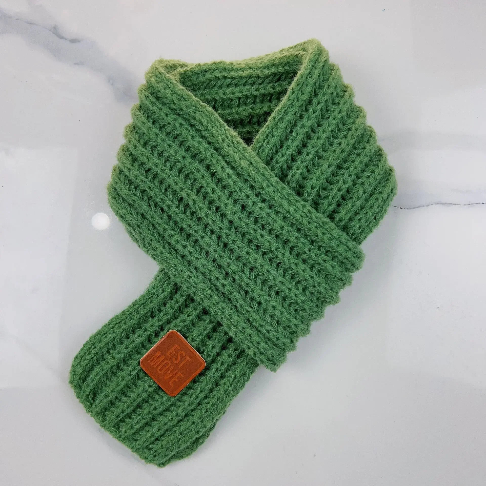 Autumn Winter Knitted Scarf for Kids Neck Scarf Soft Parent-child ...