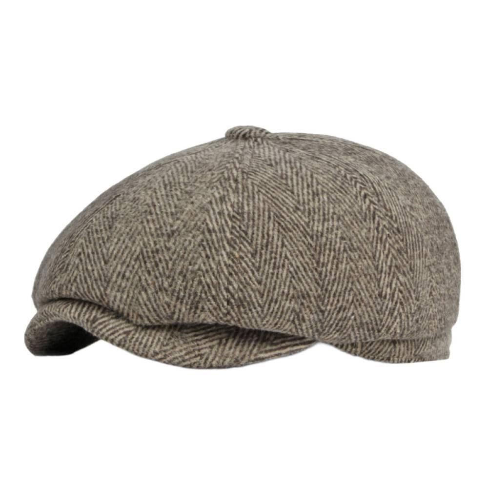 Autumn Winter New Octagonal Hat Middle-aged Elderly Cotton Hat Duckbill ...
