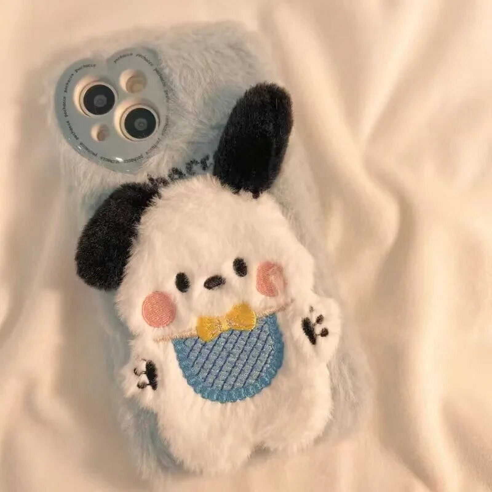 Autumn Winter New Sanrio Hello Kitty Pochacco Plush Phone Case for ...
