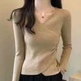 Autumn/Winter New Women's Long Sleeve Knit Sweater Inner Slimming ...