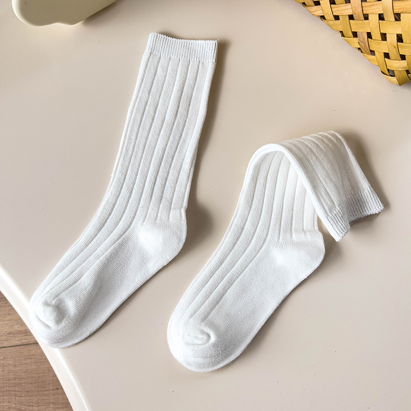 Autumn Winter Spainish Kids Socks Boys Girls Baby Knee High Long Socks ...