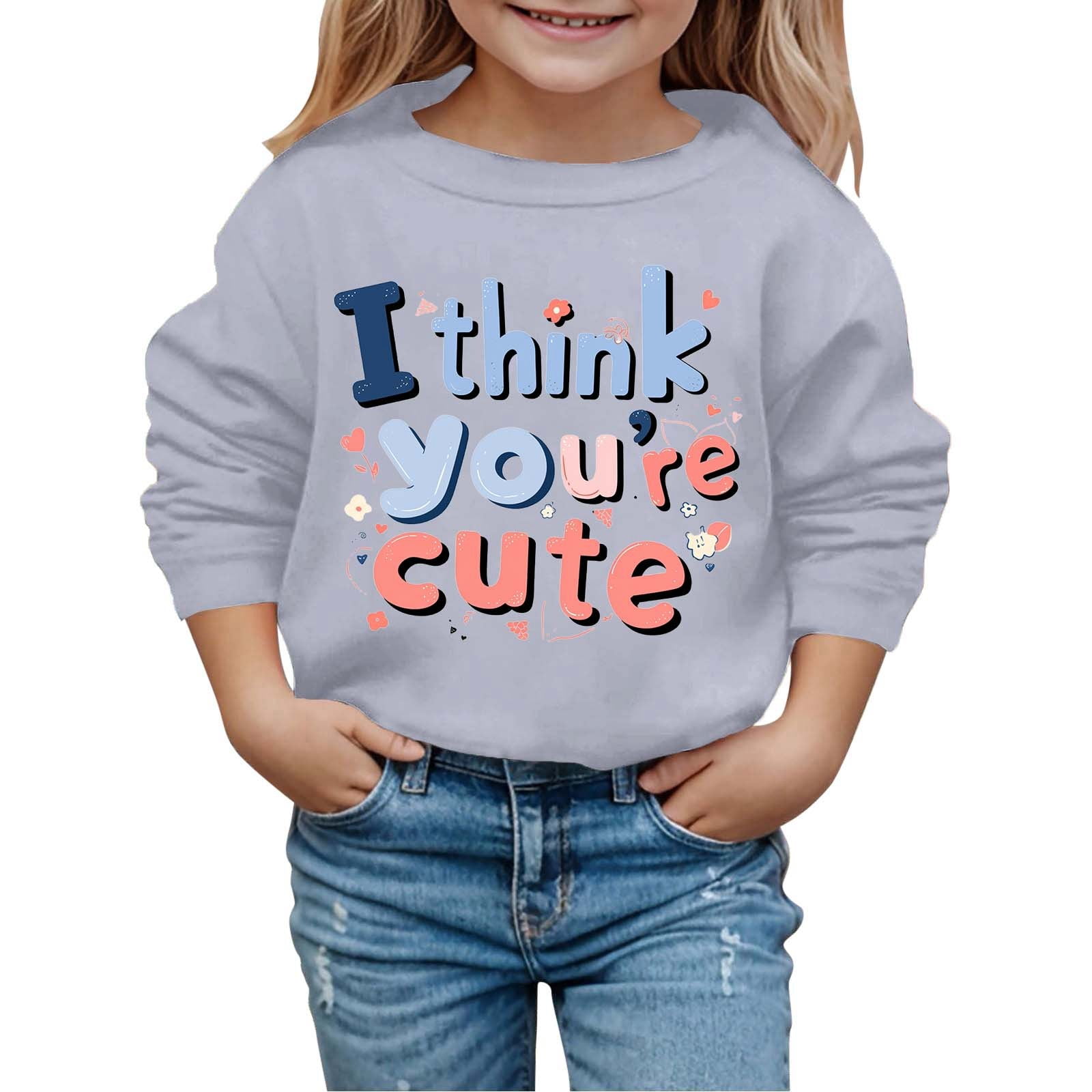 Autumn and Winter Valentine's Day Fashionable and Cute Printed Children ...