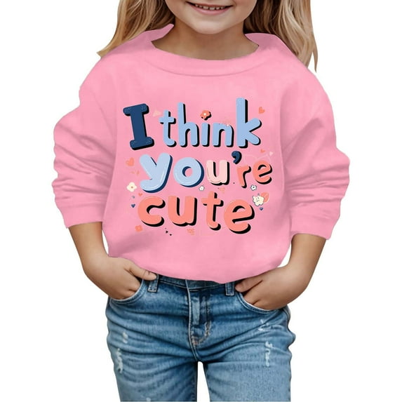 Autumn and Winter Valentine's Day Fashionable and Cute Printed Children ...