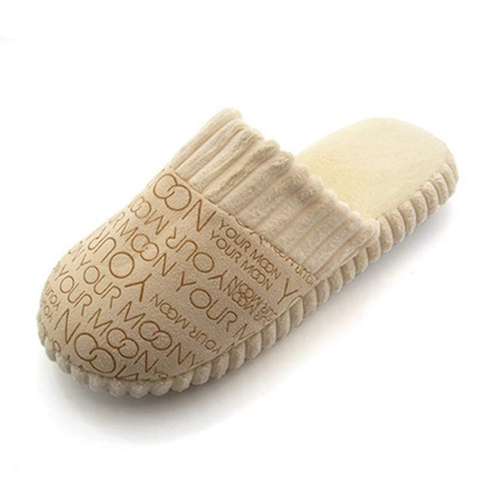 Autumn Winter Warm Indoor Slippers Women Men Anti-Skid Sole House Shoes ...