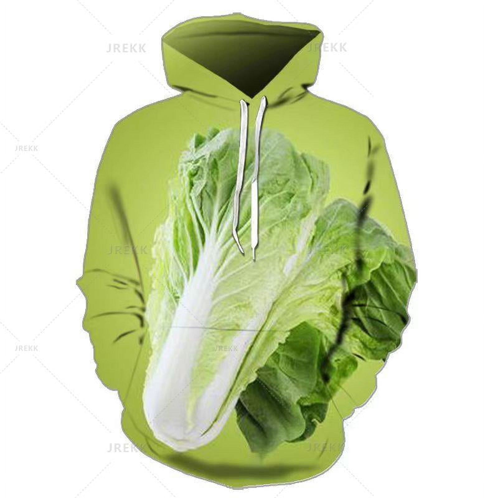 Autumn Winter hoodies Green Vegetable SWeater 3D Printed Handsome y2k ...