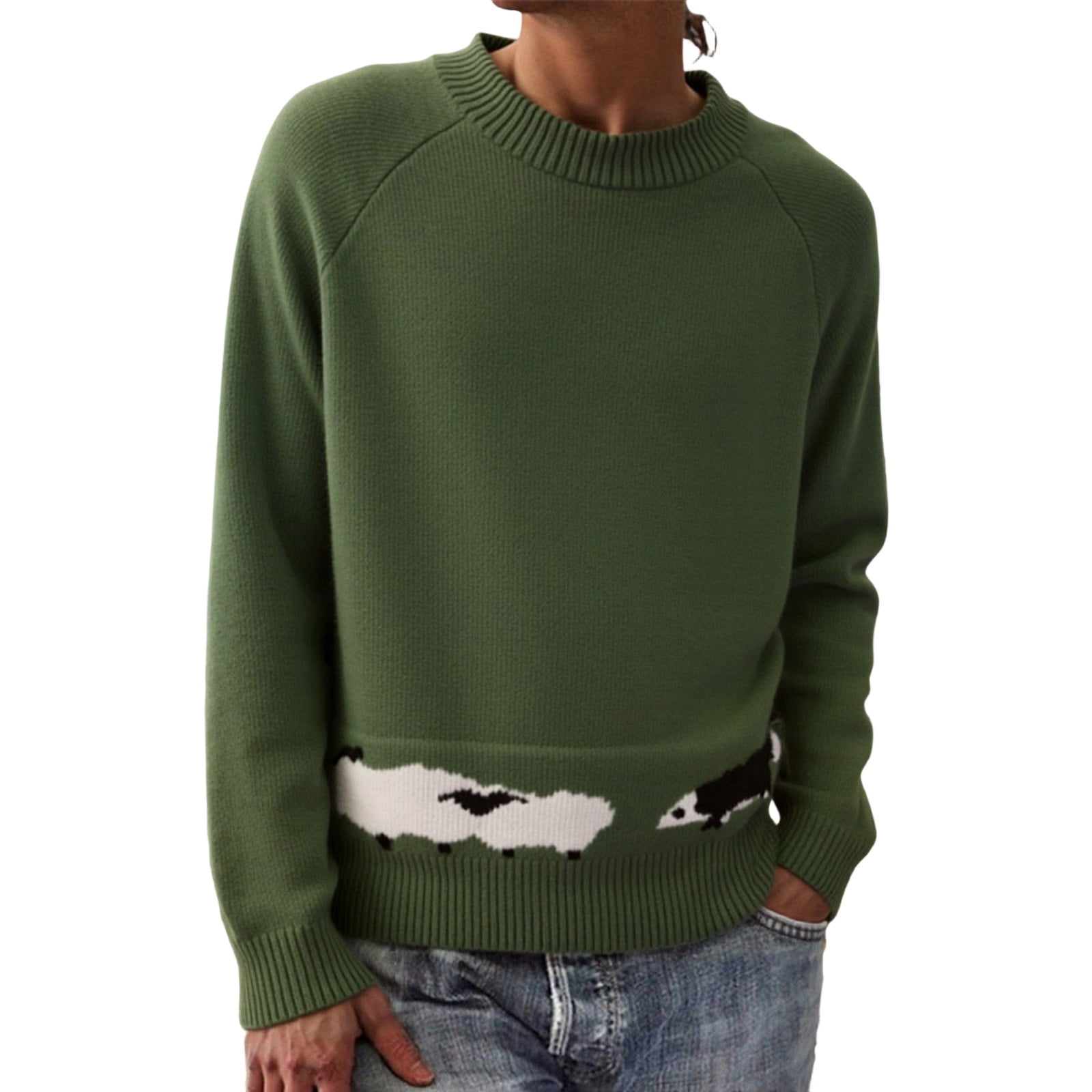 Autumn and Winter Women's Soft Knit Pullover Sweater Everyday ...