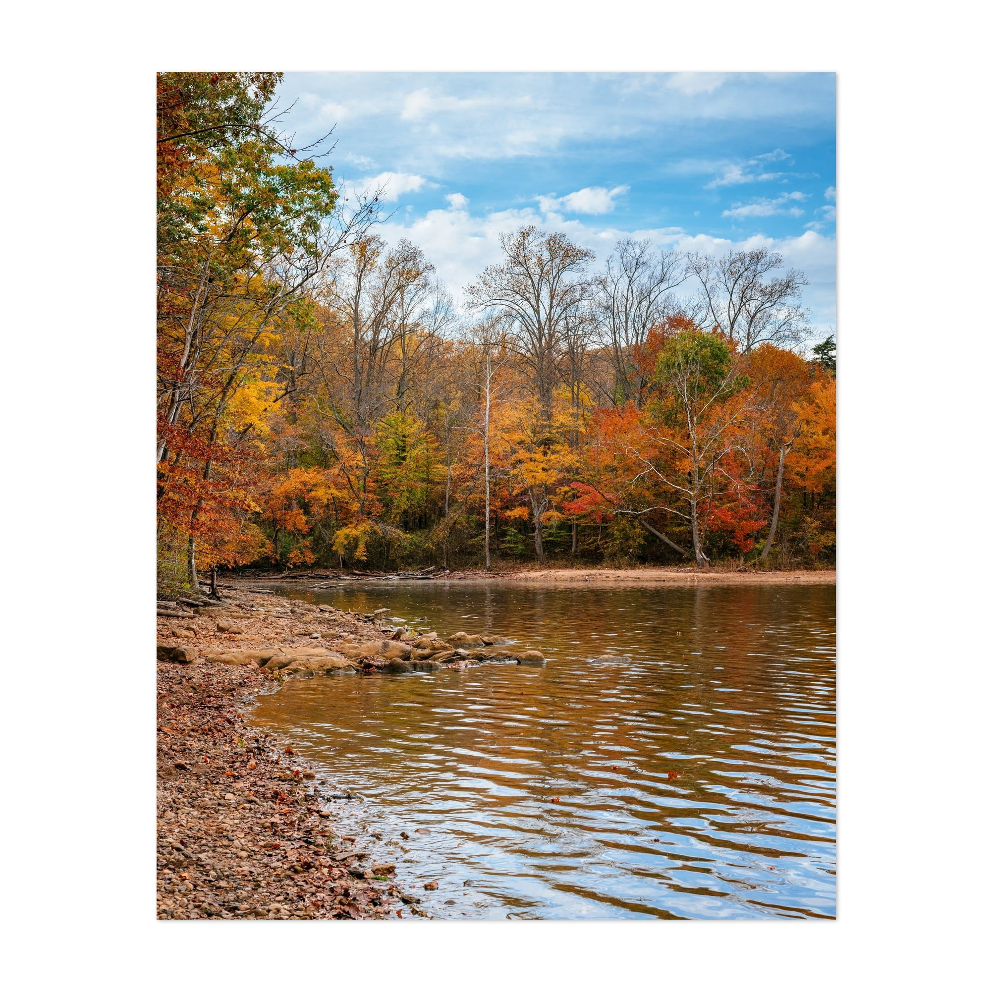 Autumn at Loch Raven Reservoir - Maryland Photography Autumn Lake ...