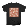 Autumn oak leaves and acorns pattern on a red background T-Shirt Tee ...