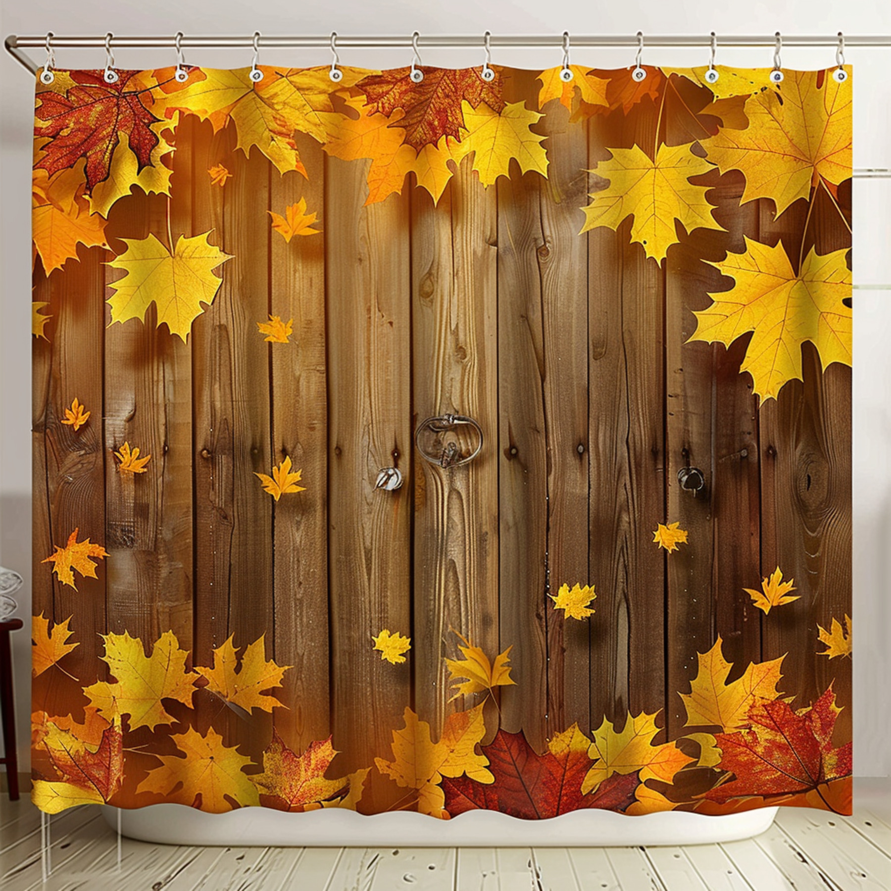 Autumn vs Boring: Spice up your bathroom with our vibrant leafthemed ...