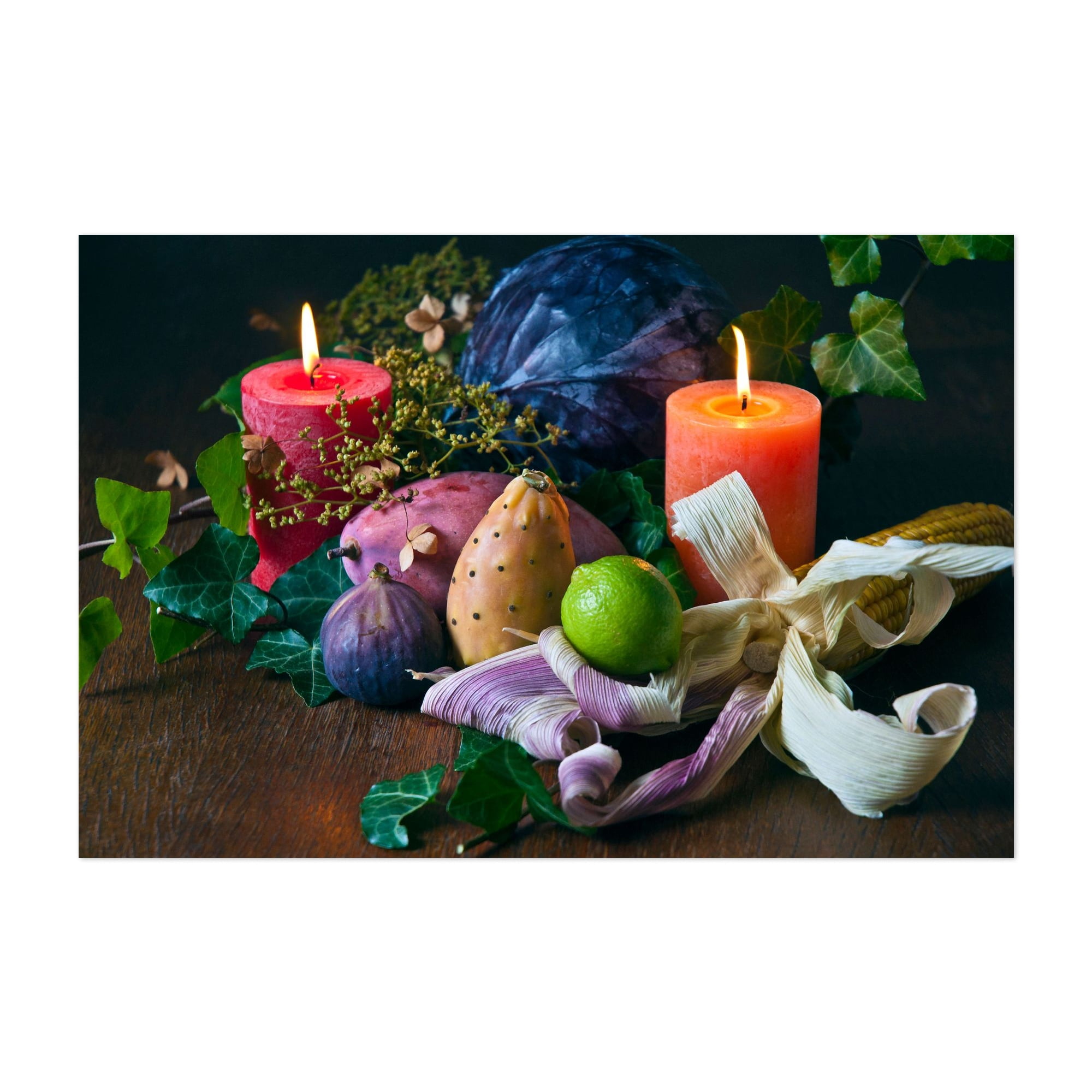 Autumnal Still Life with candles - Berlin Germany Photography Autumn ...