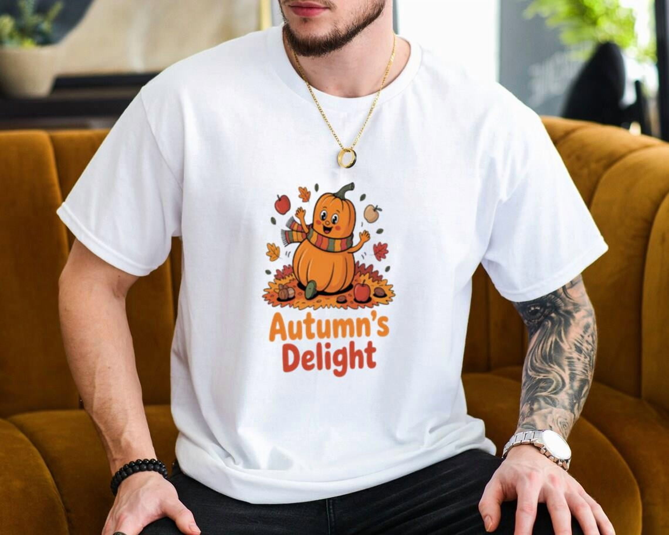 Autumns Delight Embrace Harvest Magic Fall Season Thanksgiving Unisex T ...