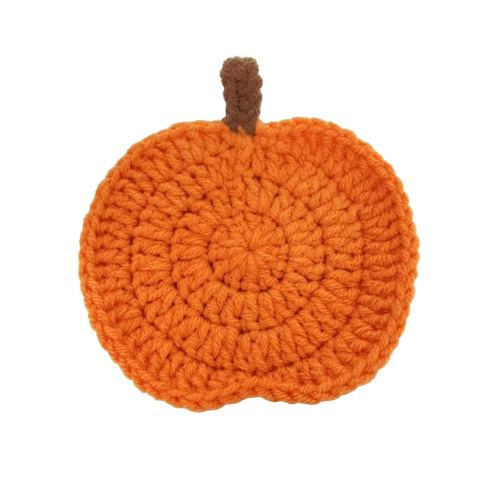 Autumns Pumpkin Cup Mat Handmade Crochet Beverage Cup Mat Autumns ...