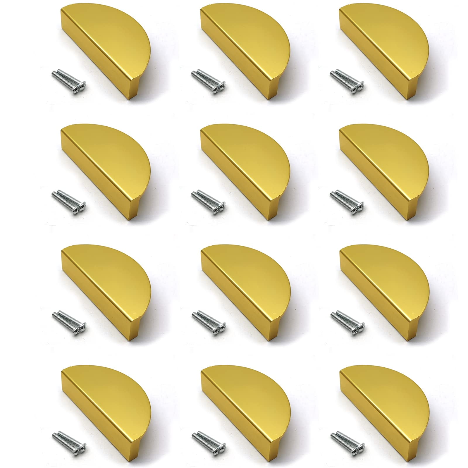 Autuwintor Kitchen Cabinet Handles, Half Moon Shaped Drawer Handles 2. ...