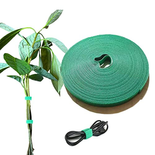 Auuyiil Plant Ties Garden Tape Reusable Nylon Plant Tie Strap,Tomato ...