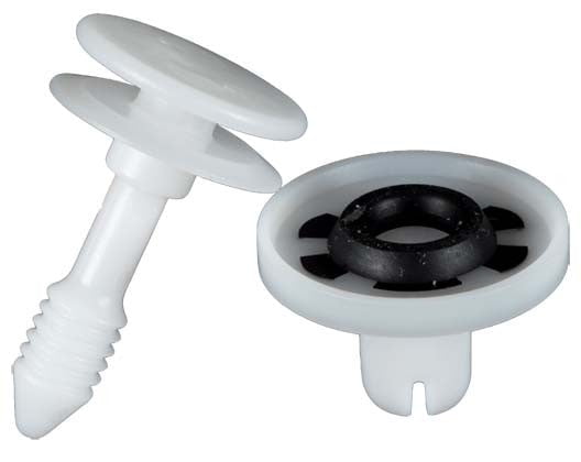 Auveco GM Door Panel Retainer & Grommet Car Clips, White Nylon, Qty 15 ...