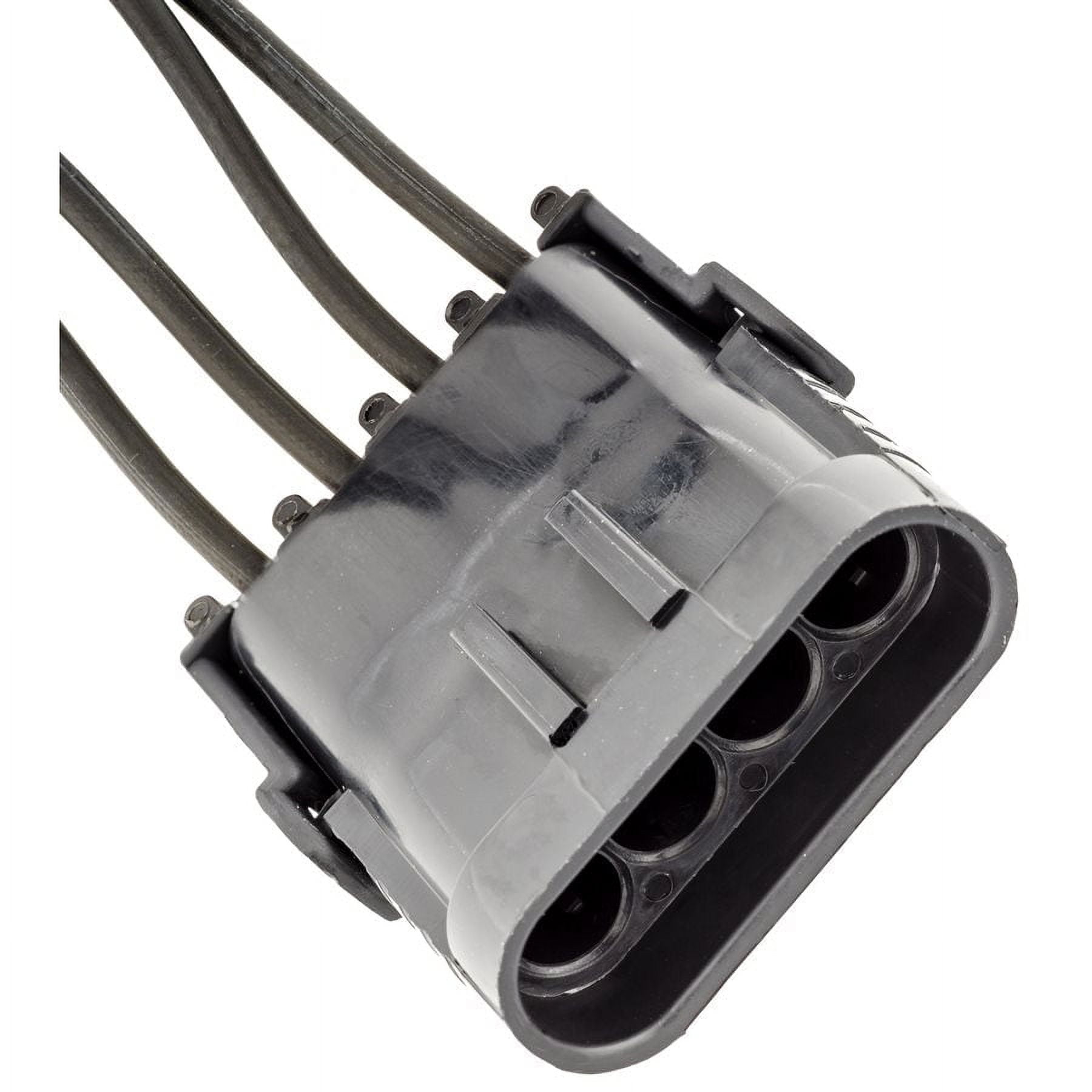 Auveco # 23125 Weather Pack In-Line 4-Way Shroud Harness Connector. Qty ...