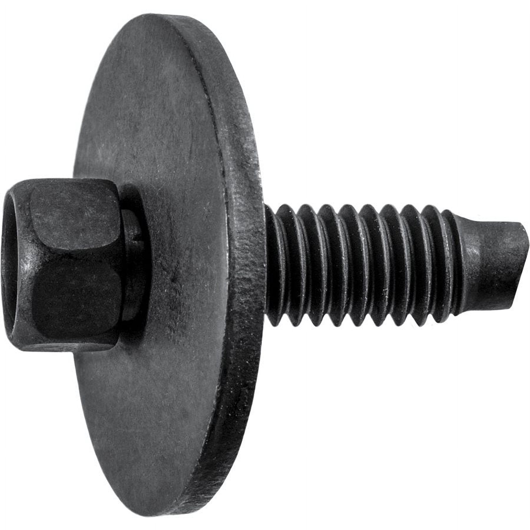 Auveco # 23811 Hex Head Sems Screw W/ Dog Point M6-1.0 X 20mm - Black ...