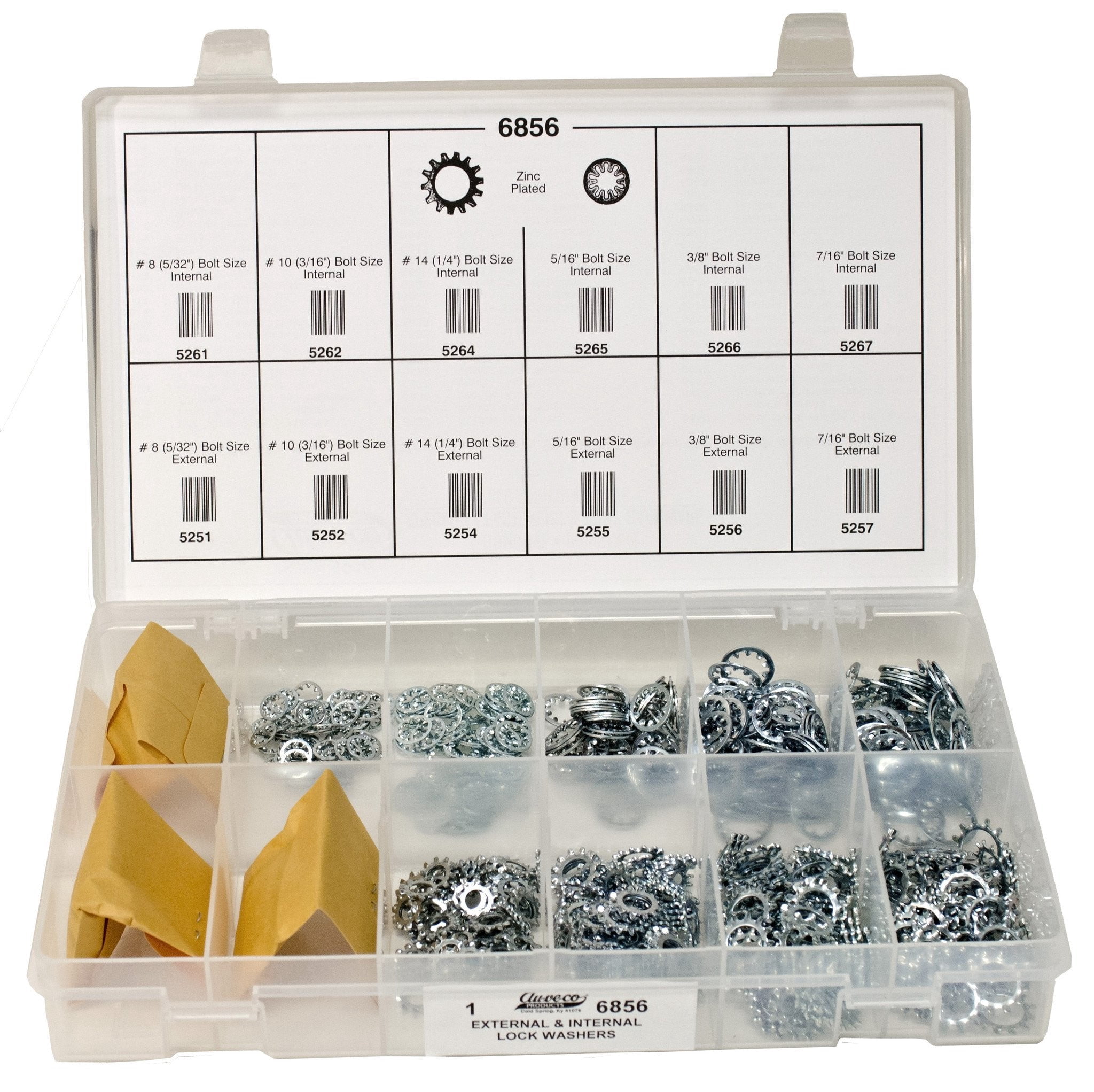 Auveco # 6856 Exterior And Interior Lock Washer Quik-Select Kit ...