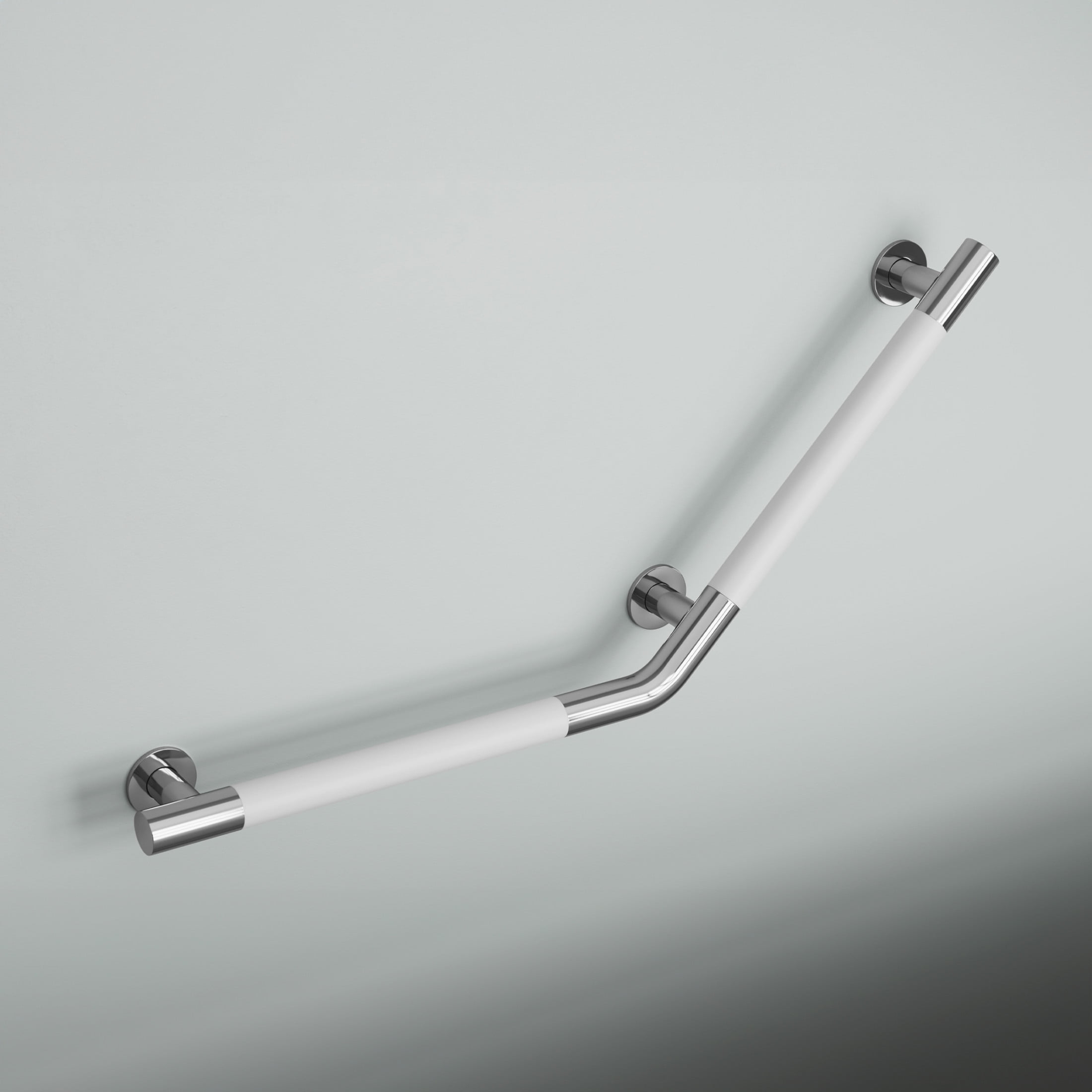 Auvergne 18" x 18" Angled Grab Bar in Matte White - Walmart.com