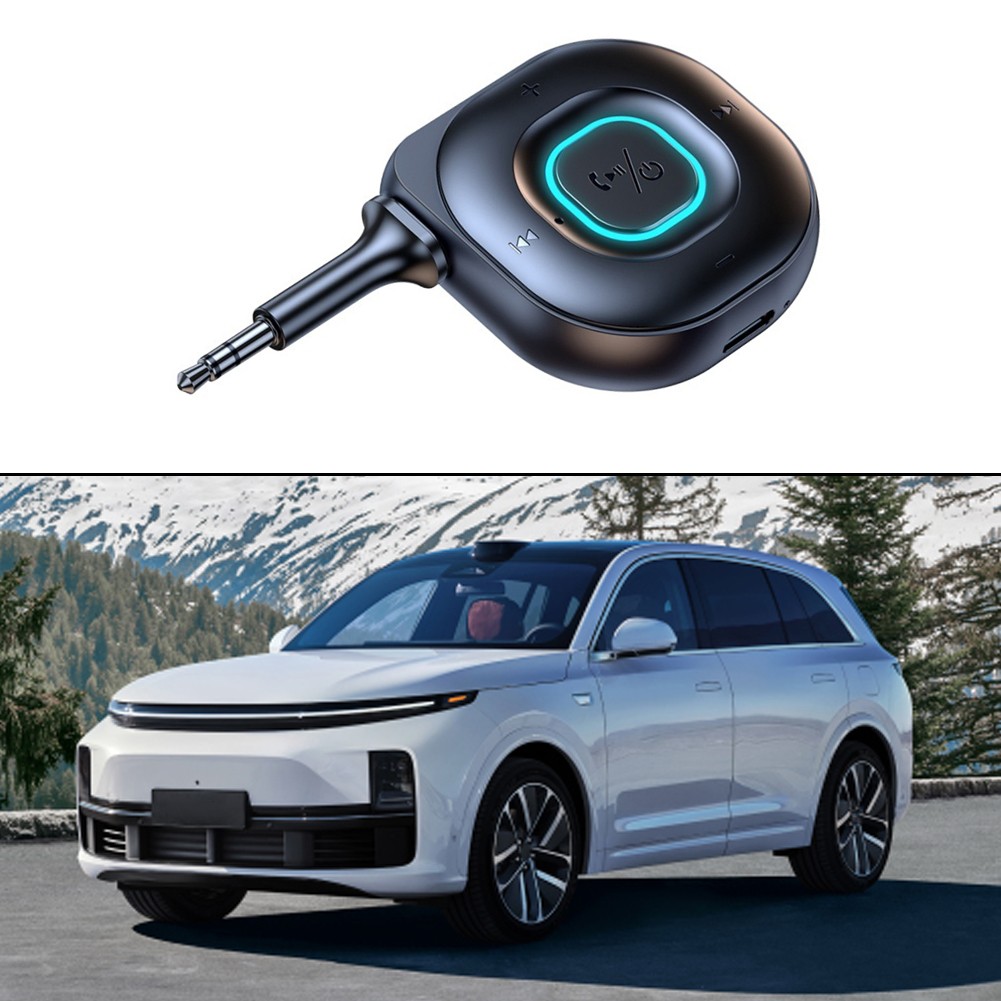 Aux Bluetooth-Compatible 5.3 Adapter for Car Stereo Adapter 2 In 1 3 ...